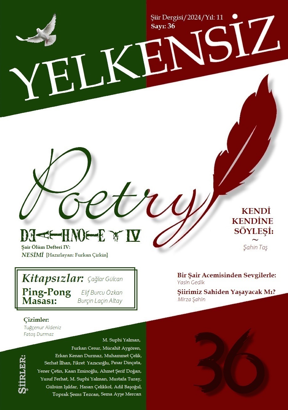 Yelkensiz Şiir Dergisi - 36. Sayı